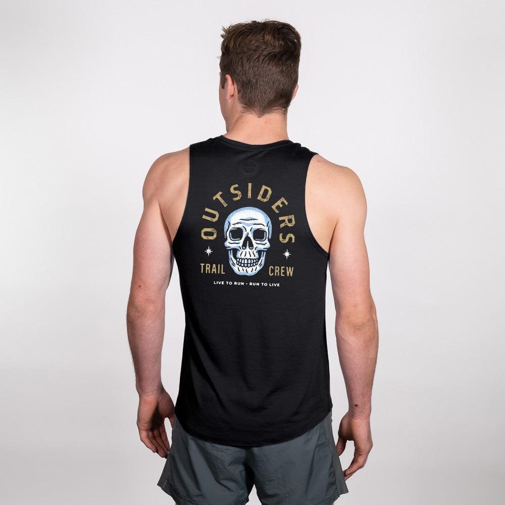 Men's 'Live to Run' Merino Wool Celsius Running Tank | ioMerino Outdoor ...