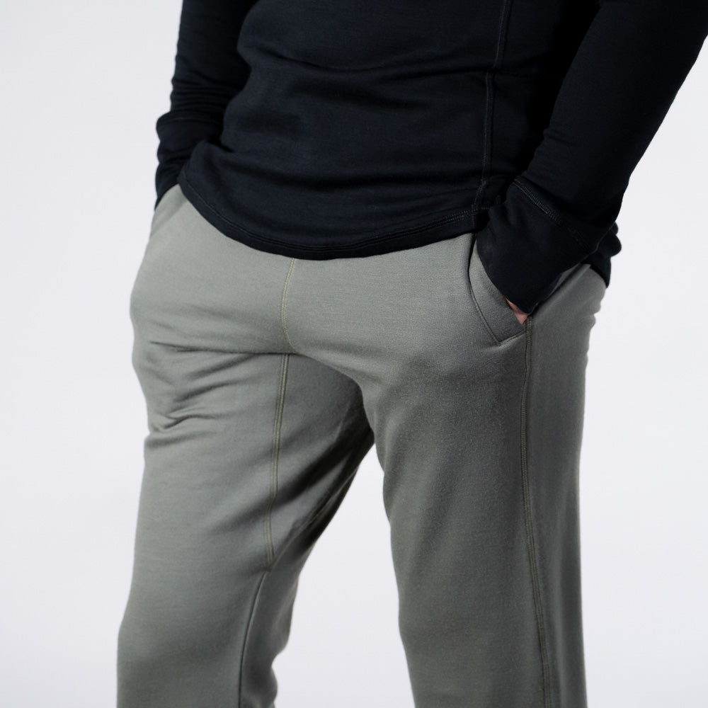 Men's Merino Wool Tracksuit Pants | ioMerino Outdoor Clothing